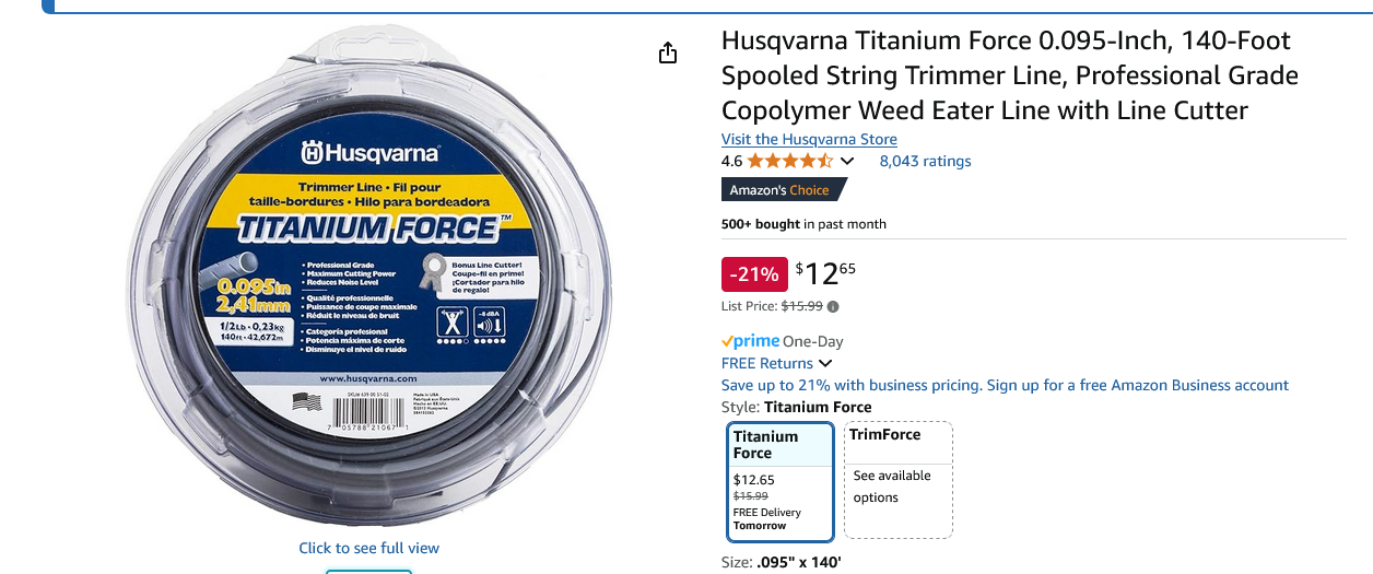 Amazon v Lowe’s – Trimmer Line – El Tejano "Meme"